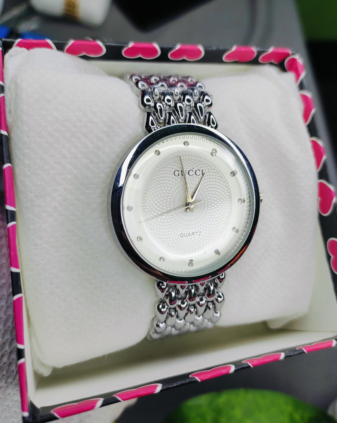 Buymorebd-Stainless Steel Analog Ladies Rest Watch For Women