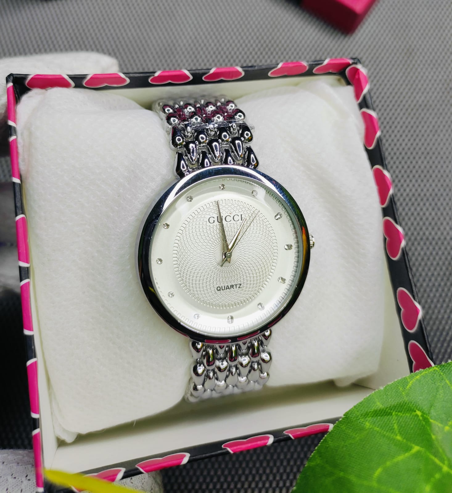 Buymorebd-Stainless Steel Analog Ladies Rest Watch For Women