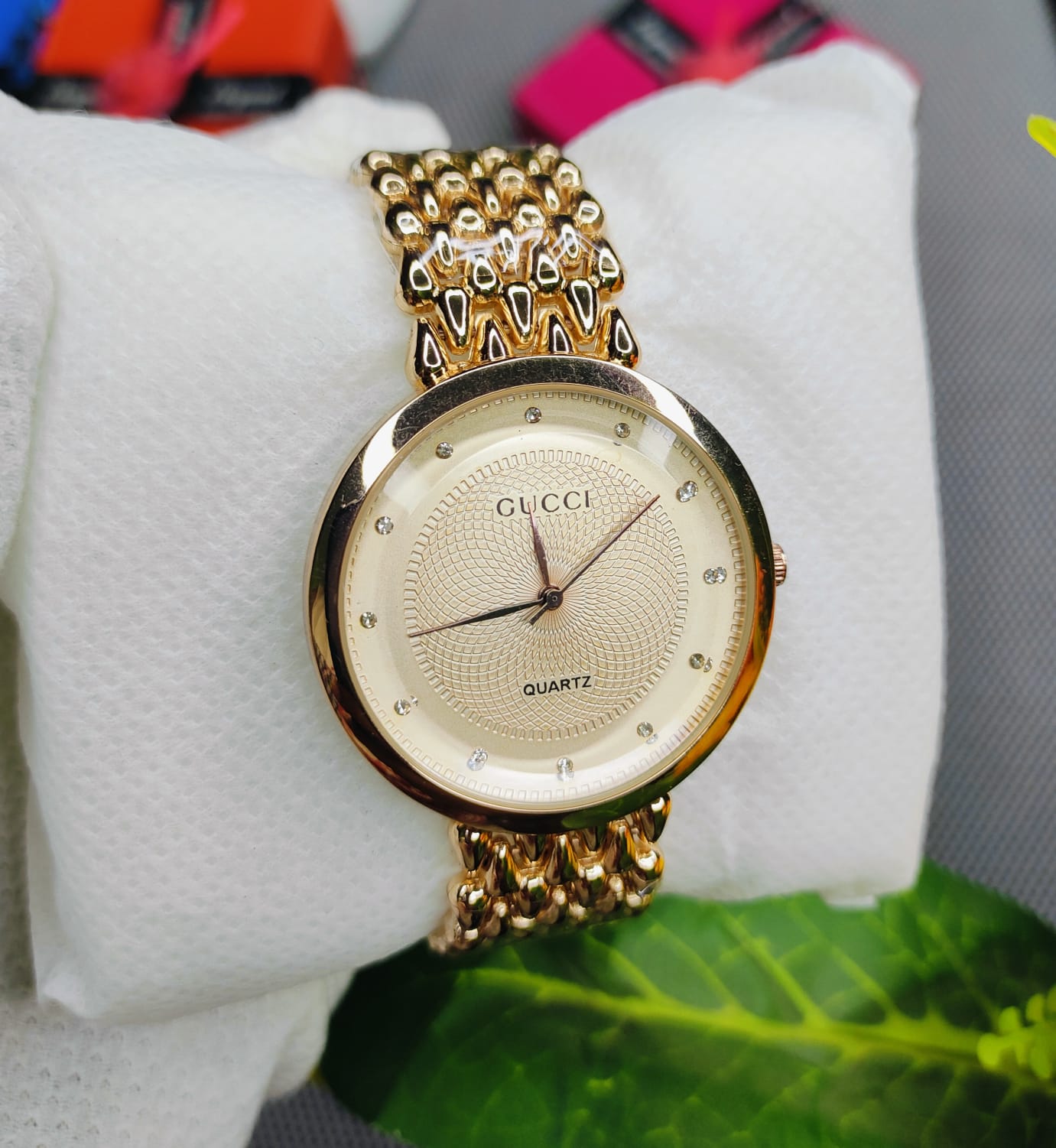 Buymorebd-Stainless Steel Analog Ladies Rest Watch For Women